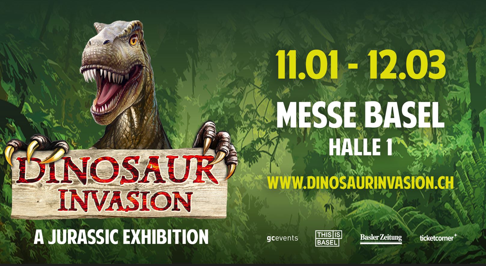 Dinosaur Invasion: Dinosaurier werden in Basel zum Leben erweckt ...