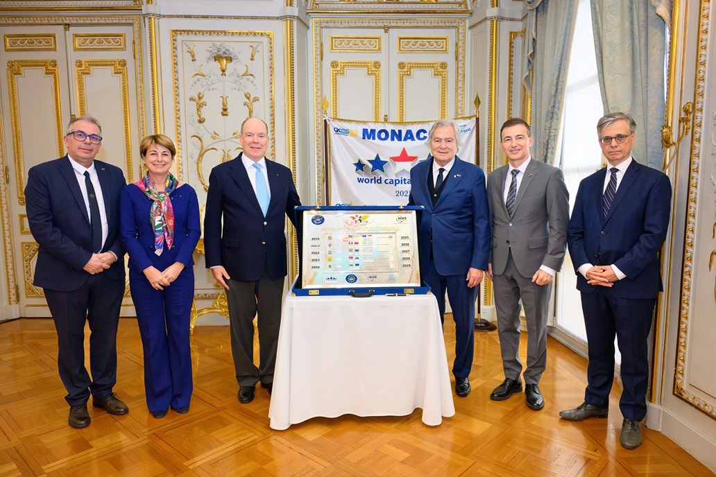Monaco: Signing ceremony of the commemorative plaque of the World ...